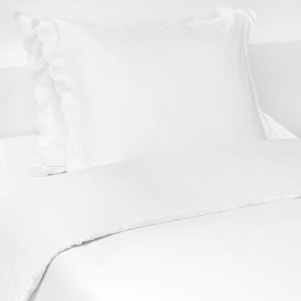 Scalloped Starlight Twin Set - White – Gooselings