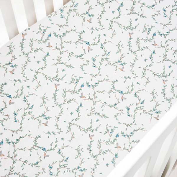Secret Garden Crib Sheet - Ivory | Gooselings